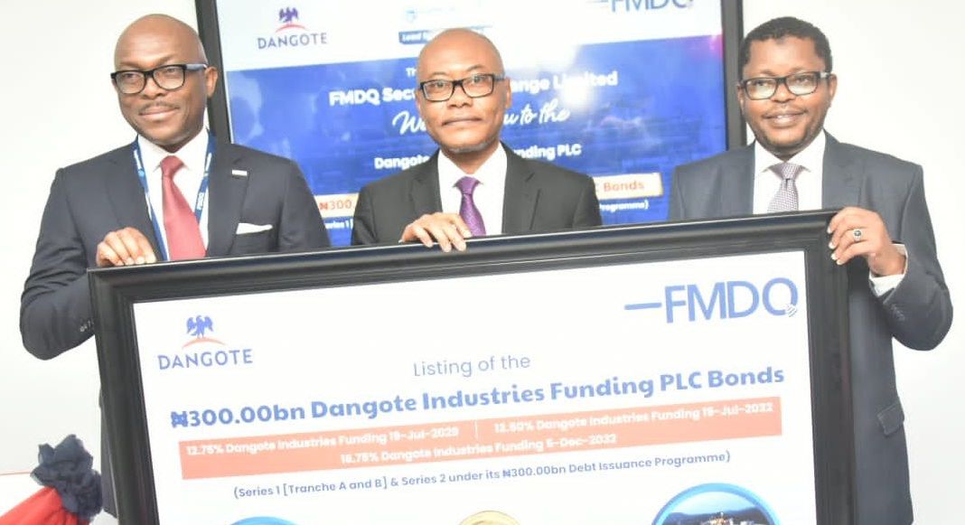 DANGOTE LISTS N300B SERIES 1 AND 2 LARGEST BONDS ON NGX, FMDQ – Startrend International Magazine